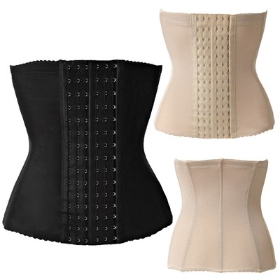Womens Firm Mesh Waist Trainer Cincher Body Control Shaper Corset ...