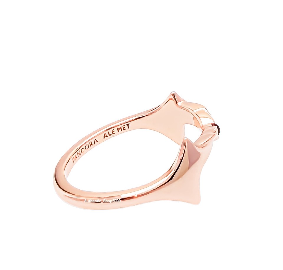 NEW 100% Authentic PANDORA 14K Rose Gold Marvel Scarlet Witch Ring ...