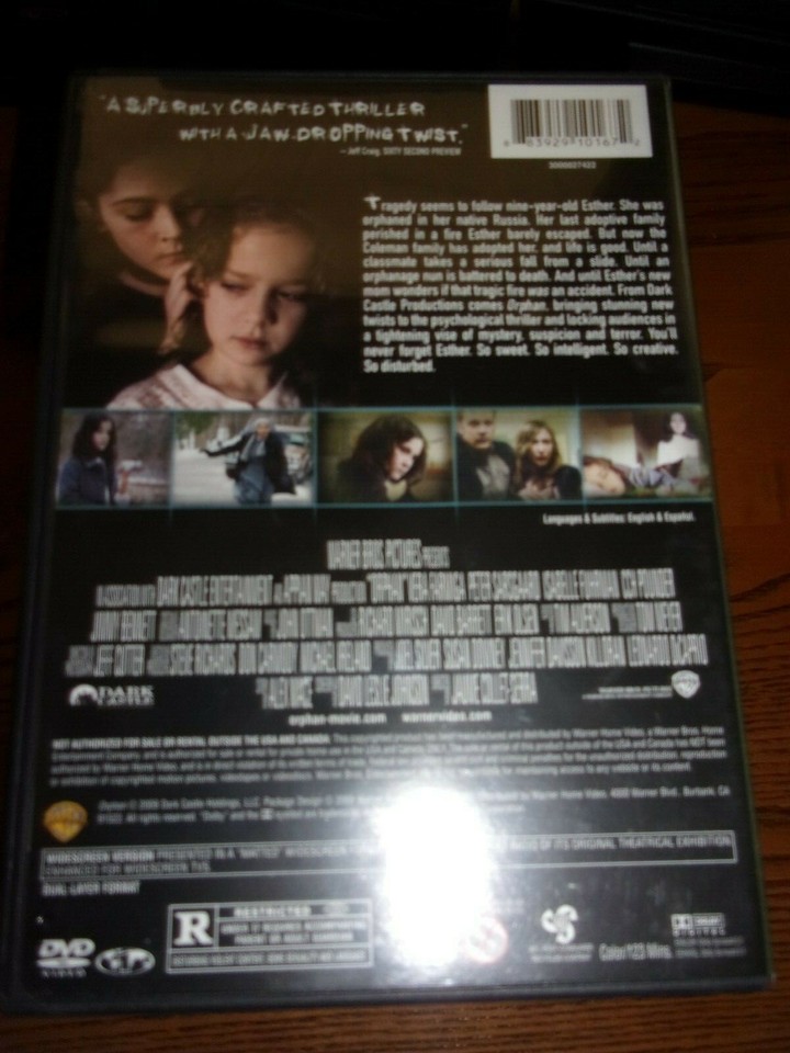 ORPHAN- DVD - WARNER BROS. PICTURES | eBay