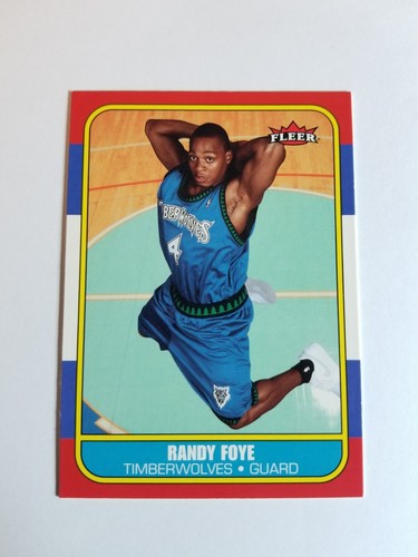 RANDY FOYE 2006-07 FLEER BASKETBALL 86-87 20TH ANNIVERSARY RC ...