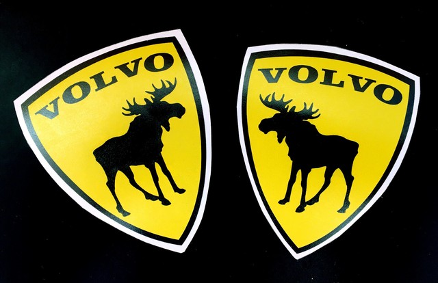 volvo shield decal moose elk sticker interior exterior animal sticker ...