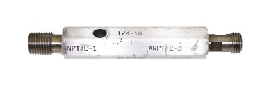 1/4-18 ANPT ~ L1 & L3 ~ Thread Pipe Plug Gage ~ Alameda | eBay