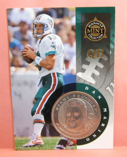 DAN MARINO 1998 PINNACLE MINT NICKEL COIN&SPORTS CARD#7-1:41!DOLPHINS ...