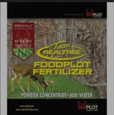 TEAM REALTREE Foodplot Fertilizer 8-14-30 | eBay