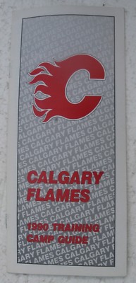 1990 Calgary Flames Training Camp Guide | eBay