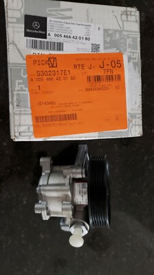 MERCEDES-BENZ AMG OEM POWER STEERING PUMP A005-466-42-01-80 ENG RACING ...