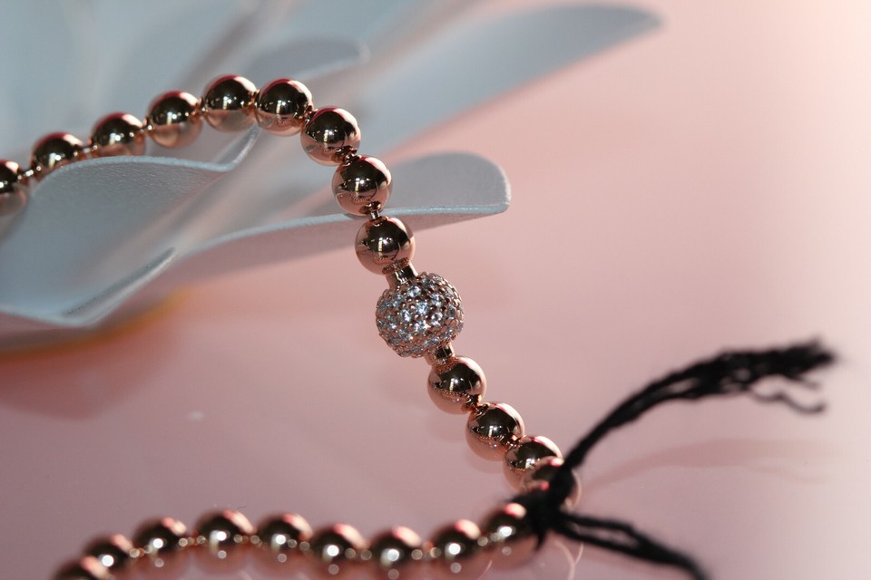 NWT FALL 2019 BEADS AND PAVE BRACELET PANDORA ROSE™ 588342CZ BOX TAG ...