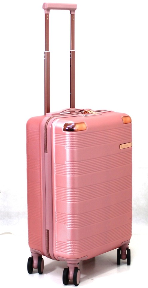 55cm Hard Shell Suitcase Cabin Trolley Bag Carry On 4 Wheel Hand ...