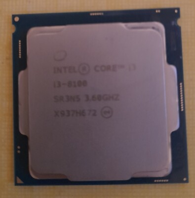 Processeur CPU Intel Core i3-8100 (3,60Ghz) socket LGA 1151 | eBay