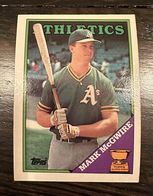 Topps Baseball Card Rookie Mark McGwire #580 Rare Error Card | eBay