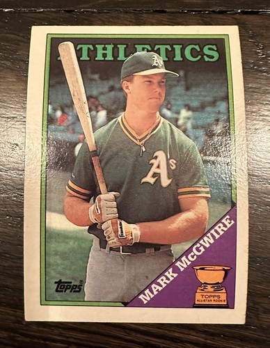 Topps Baseball Card Rookie Mark McGwire #580 Rare Error Card | eBay