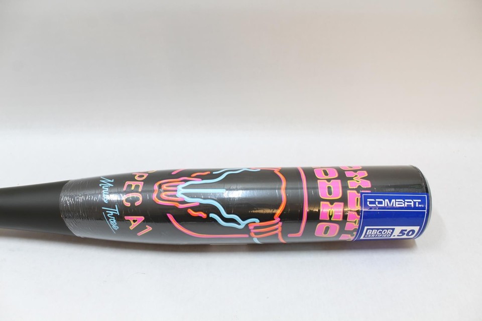 Combat Mfg. Midnight Rodeo Arena Cowboy Spec A1 BBCOR Bat, Drop 3 - 32 ...