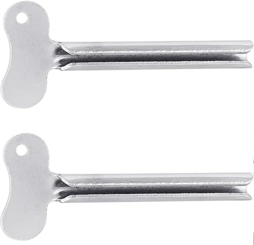 Stainless-Steel Tube Toothpaste Squeezer Keys Metal Hair Dye Color Key ...
