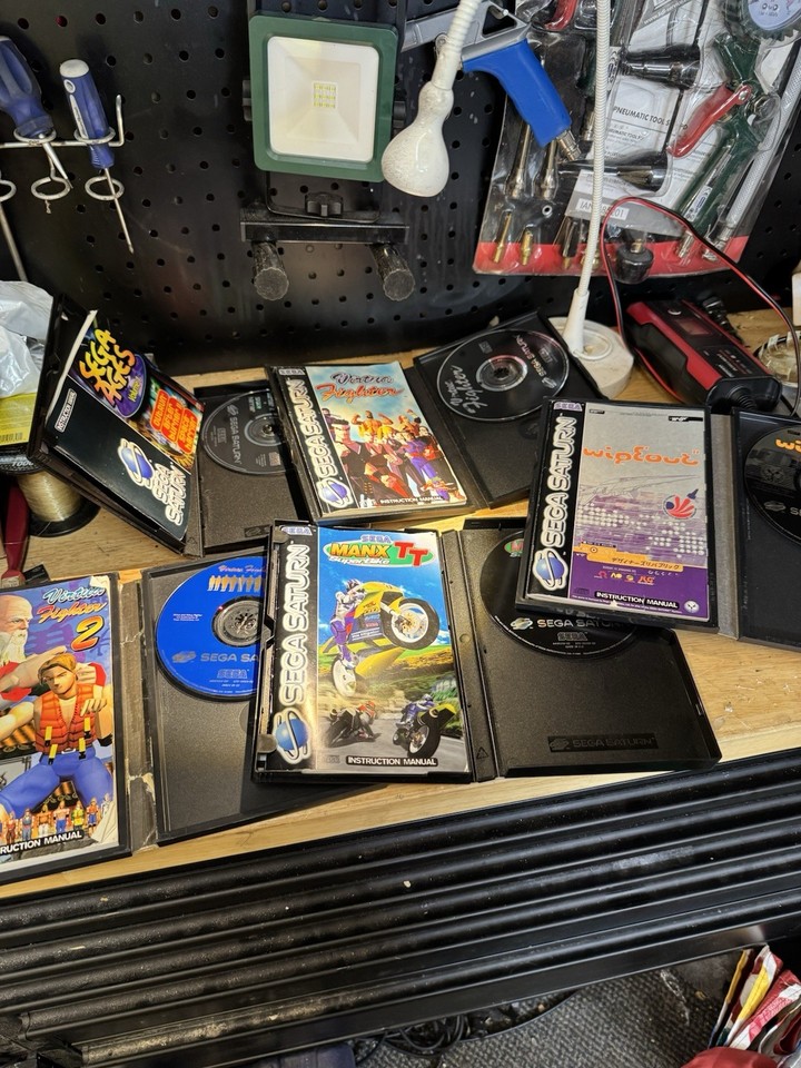 Vintage Retro Video Gaming Sega Saturn Games Bundle X5. N | eBay UK