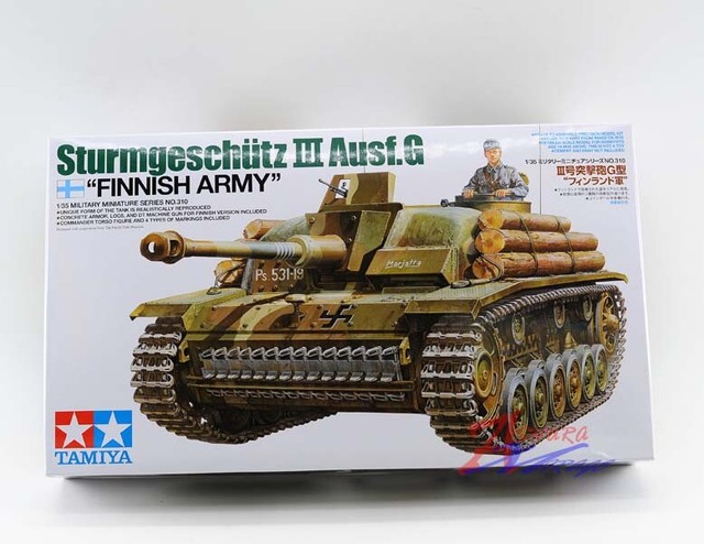 Tamiya 35310 1/35 Sturmgeschutz III Ausf G Finnish Army Tank for sale ...