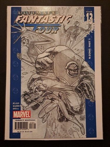 Ultimate Fantastic Four #13 Adam Kubert Sketch Variant Combined ...