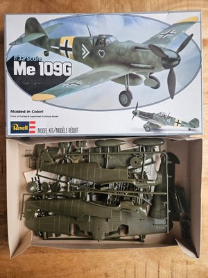 Vintage 1980 Revell 1/32 Scale Messerschmitt Me 109G WWII Plastic Model ...