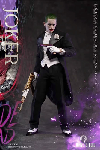 New WHY STUDIO WS012 1/6 OVERBEARING CEO The Joker Jared Leto 12" in ...