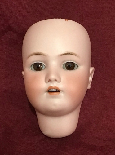 NICE Antique German Bisque Doll Head Heinwich Handwerck Simon & Halbig ...