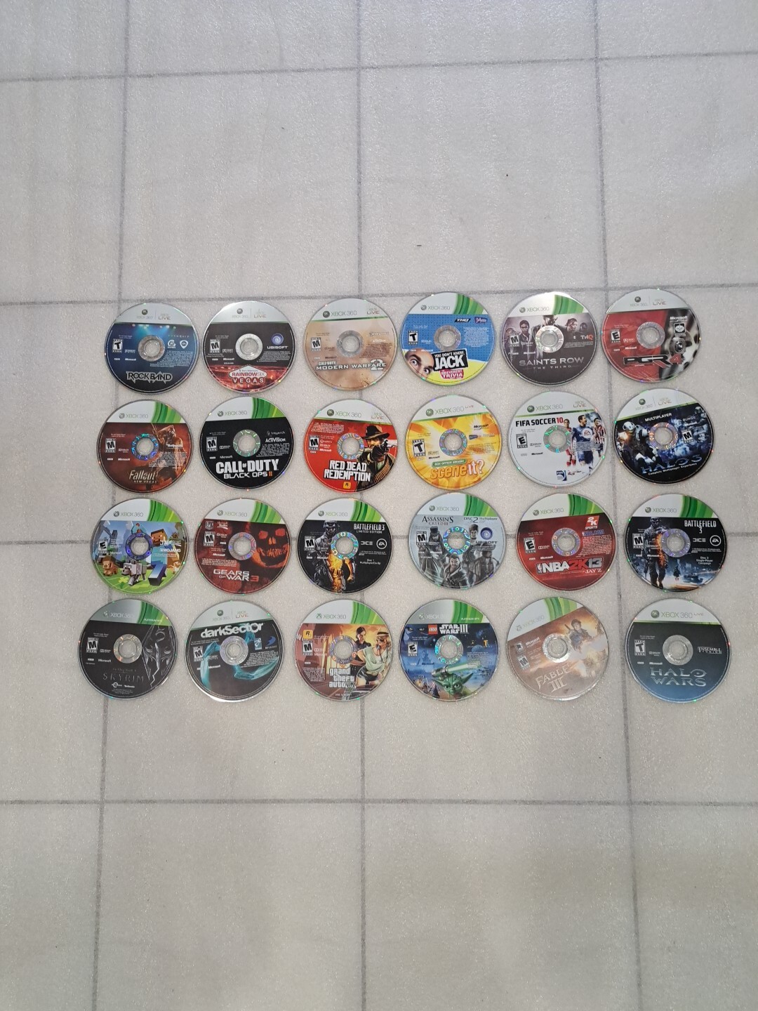Lot of 24 CDs games for Microsoft XBOX 360 UNTESTED. Details | eBay