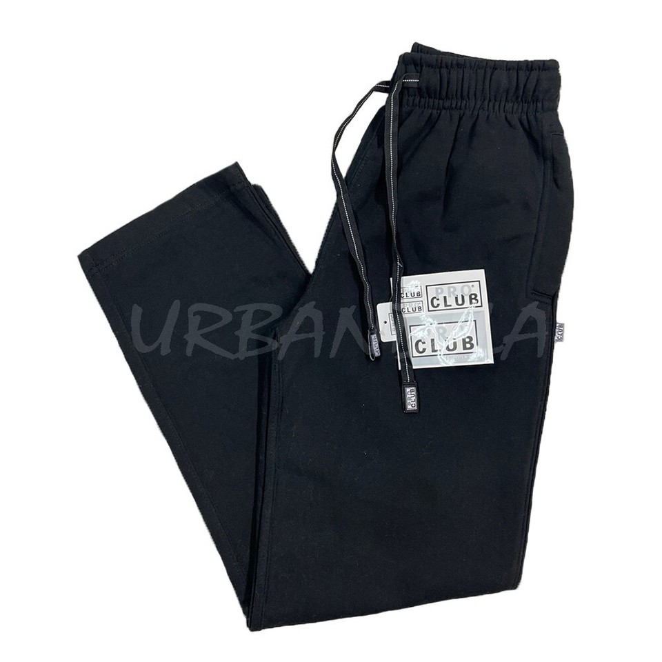 Pro Club Men's Comfort Fleece Sweatpants Open Bottom S-3XL | eBay