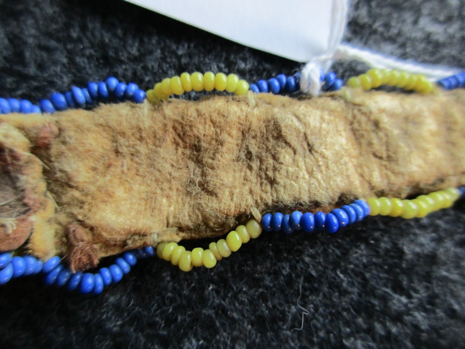 PLAINS INDIAN BEADED LEATHER AWL CASE, NATIVE AMERICAN AWL CASE #BUF ...