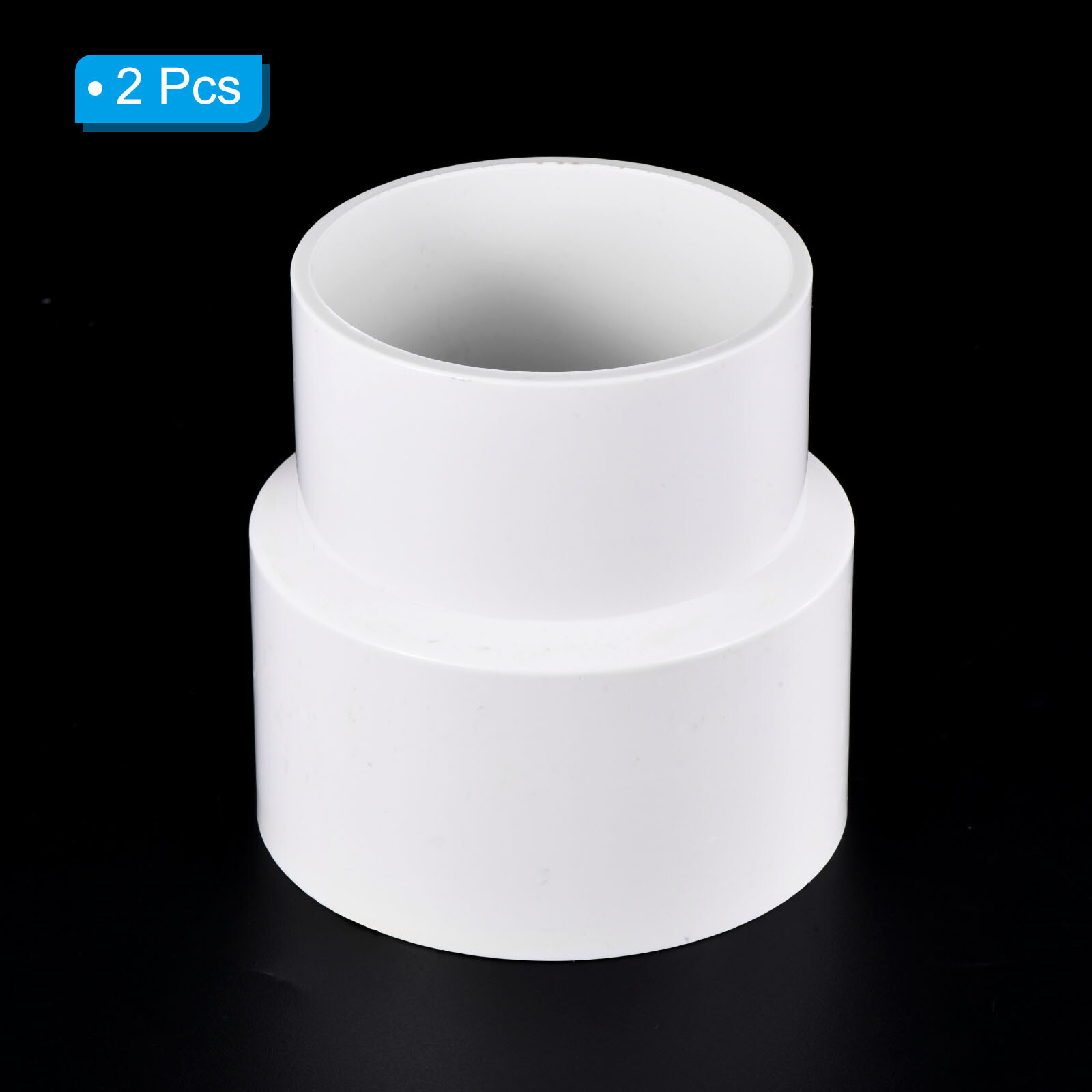 PVC Réducteur Tuyau Raccord 3x2-1/2 Pouce ID, 2 Set Adaptateur ...