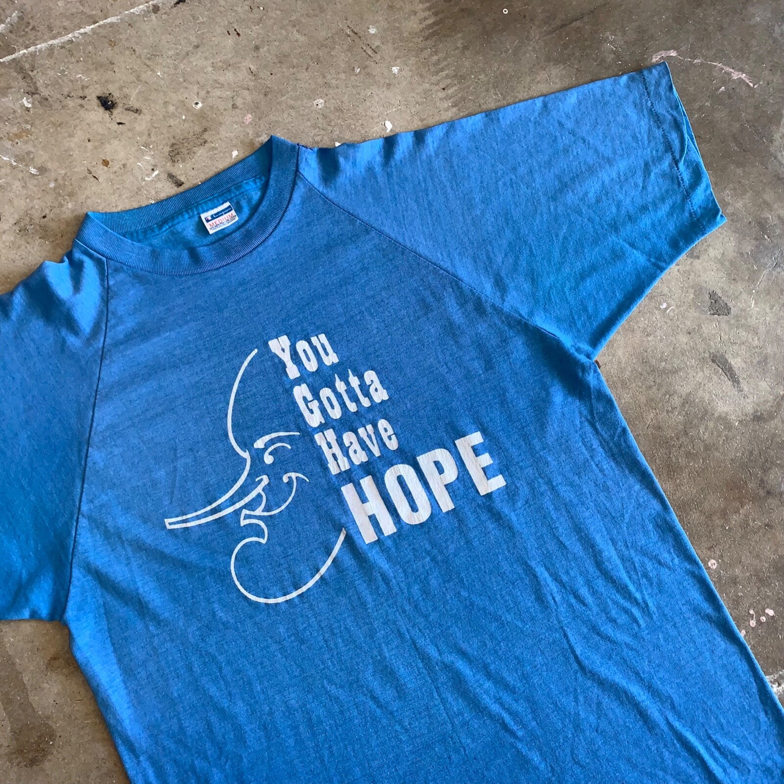 1970s VINTAGE 70s BOB HOPE CHAMPION BLUE BAR TAG NOVE… - Gem