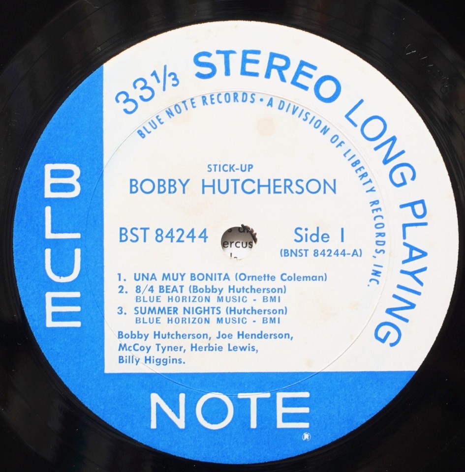 BOBBY HUTCHERSON "STICK-UP!" BLUE NOTE BST84244 Liberty VAN GELDER LP ...