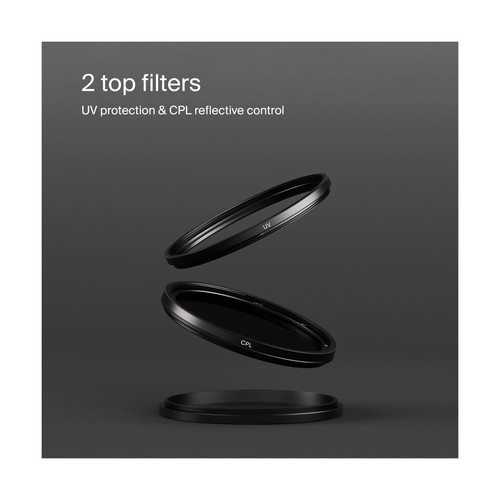 Urth x Gobe 49mm UV Circular Polarizing (CPL) Lens Filter Kit (Plus ...