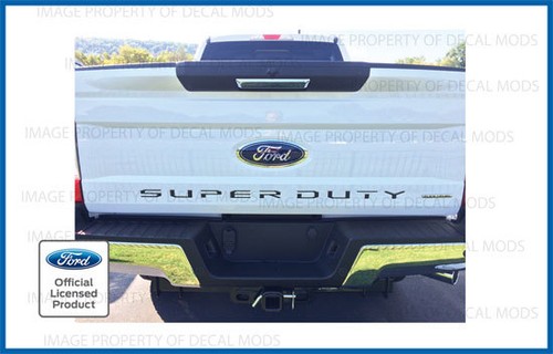 2017 Ford F250 F350 Super Duty TAILGATE Letters Inserts Decals Stickers ...