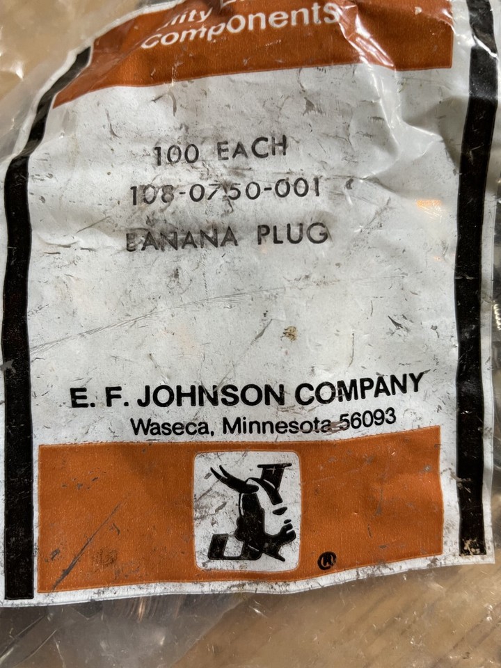 A lot of TEN (10) pieces of Johnson-Cinch 108-0750-001 Banana Plugs | eBay