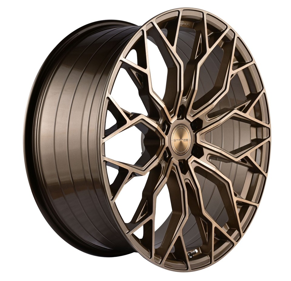 24” STANCE XT1 BRUSHED BRONZE WHEELS RIMS FOR ESCALADE GMC YUKON ...