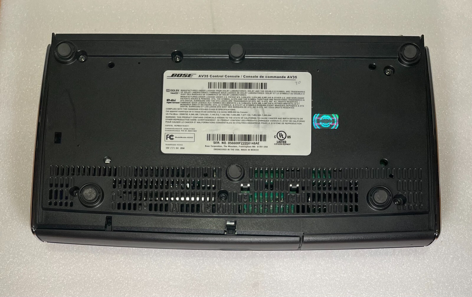 Bose Lifestyle AV35 Control Console V25 V35 - TESTED - Nice condition ...