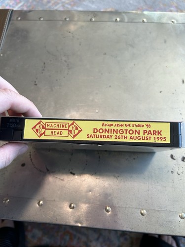 Machine Head Live at Donington Park August 26 1995 VHS Tape Recorded ...