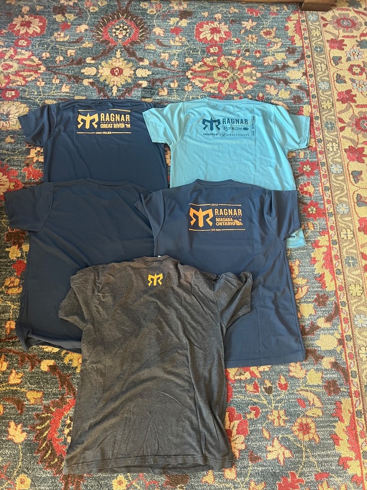 5x “vintage” Men’s Ragnar Relay Shirts | eBay