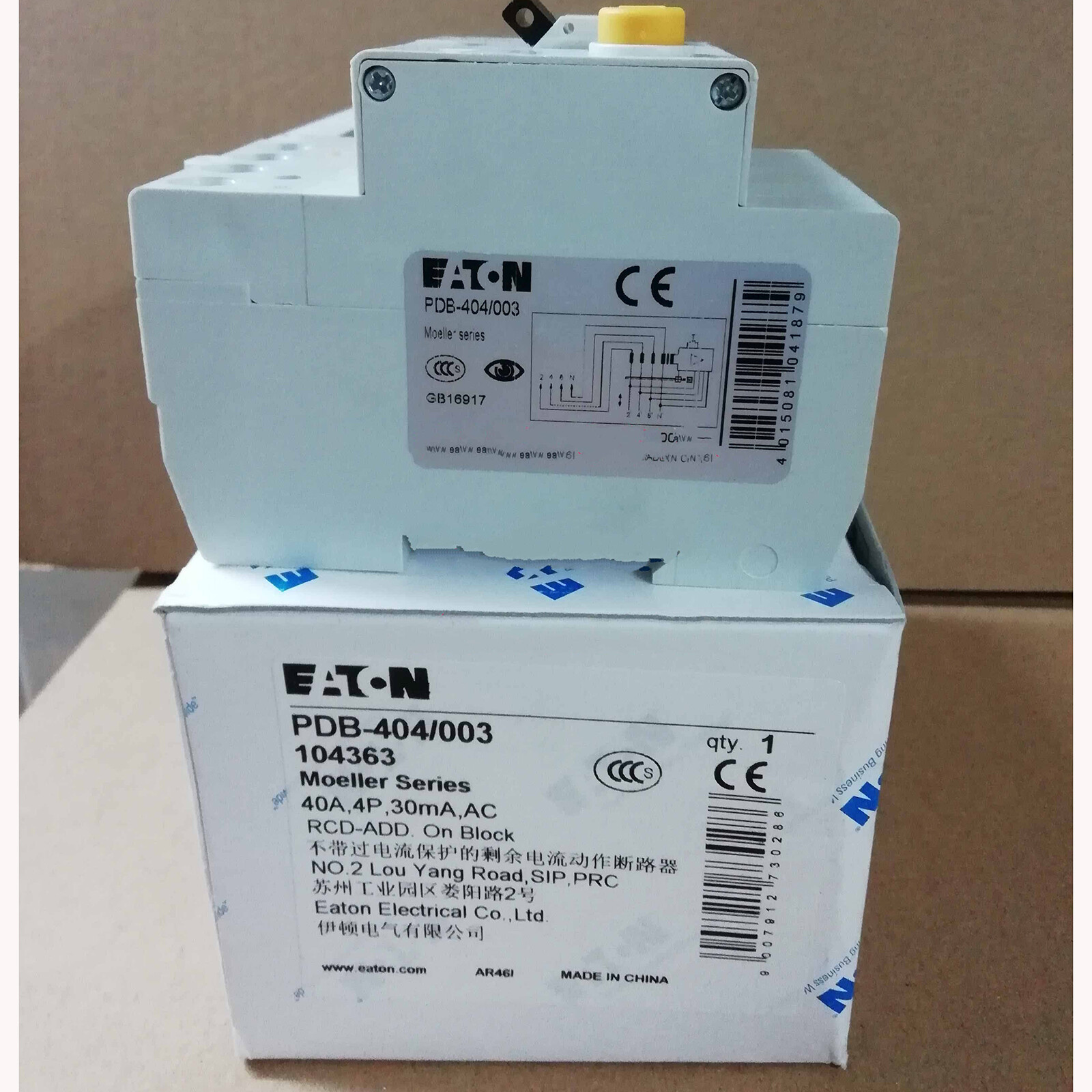 one new eaton MOELLER Leakage accessories PDB-404/003 Fast Shipping | eBay