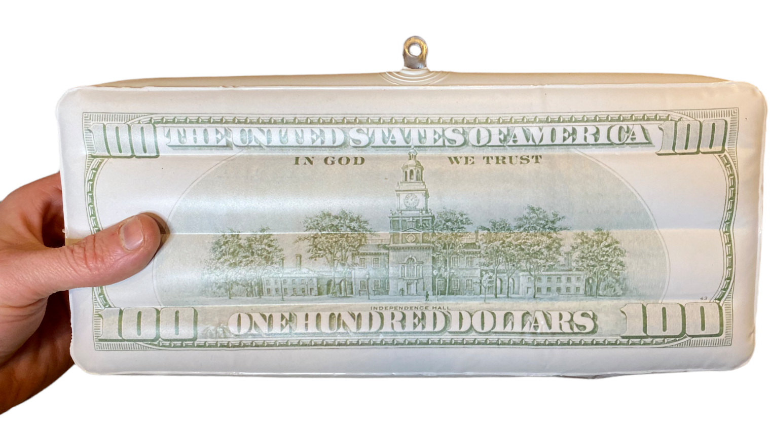 INFLATE - INFLATION! Giant $100 Hundred Dollar Inflatable Money Bill ...