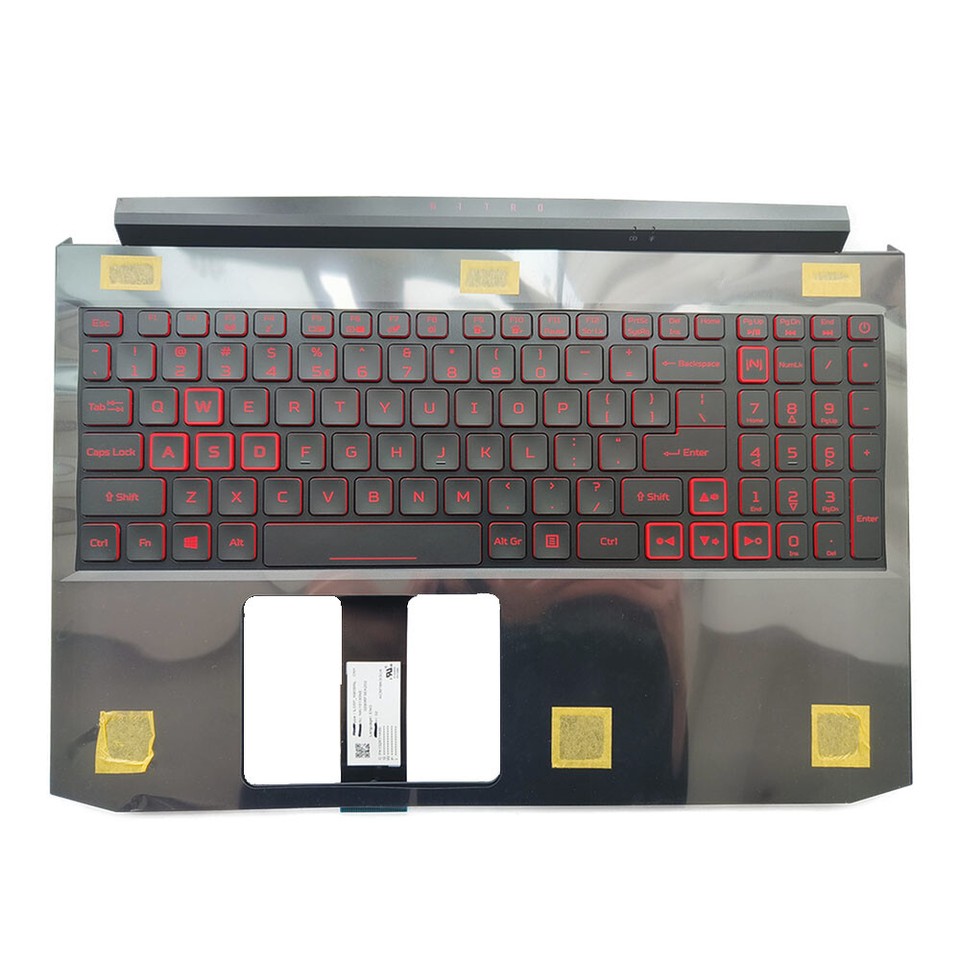 New For Acer Nitro AN515-44 AN515-55 US Palmrest Backlit Keyboard 6B ...