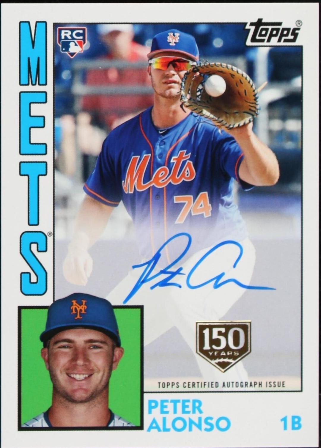 2019 Topps - 1984 Topps Baseball Rookies Pete Alonso #84R-PA Autographs ...