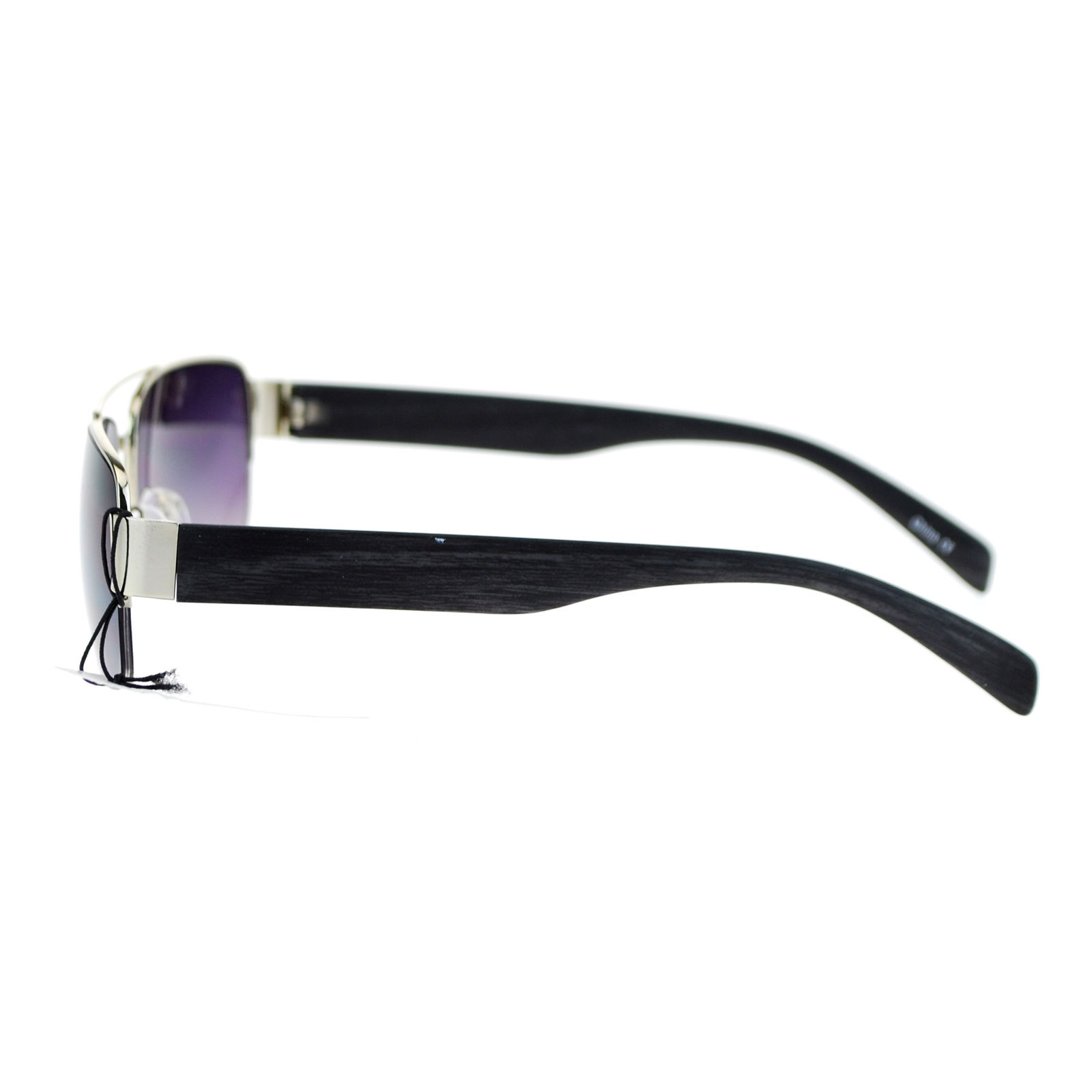 Half Rim Rectangular Frame Sunglasses Flat Top Designer Fashion | eBay