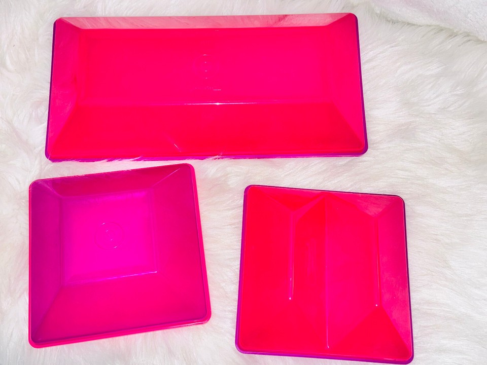 3 Piece TUPPERWARE Get Together Buffet Serving Set With Lids | eBay