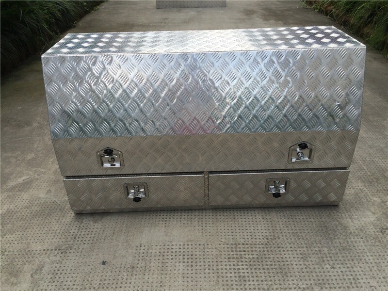 New Alloy Truck Storage box with 2 Drawers Alloy tool box truck, van ...