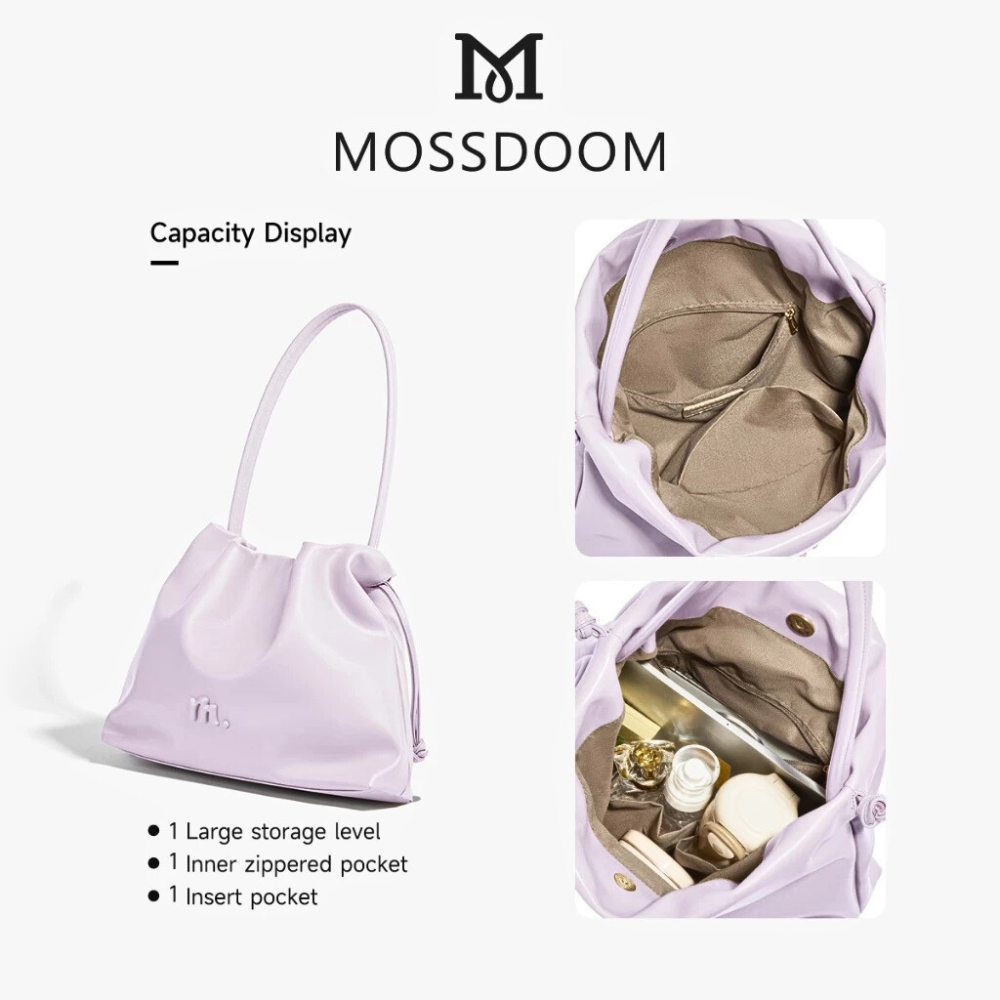 MOSSDOOM Danica Shoulder Bag Large Capacity Color Handbag Women Simple ...