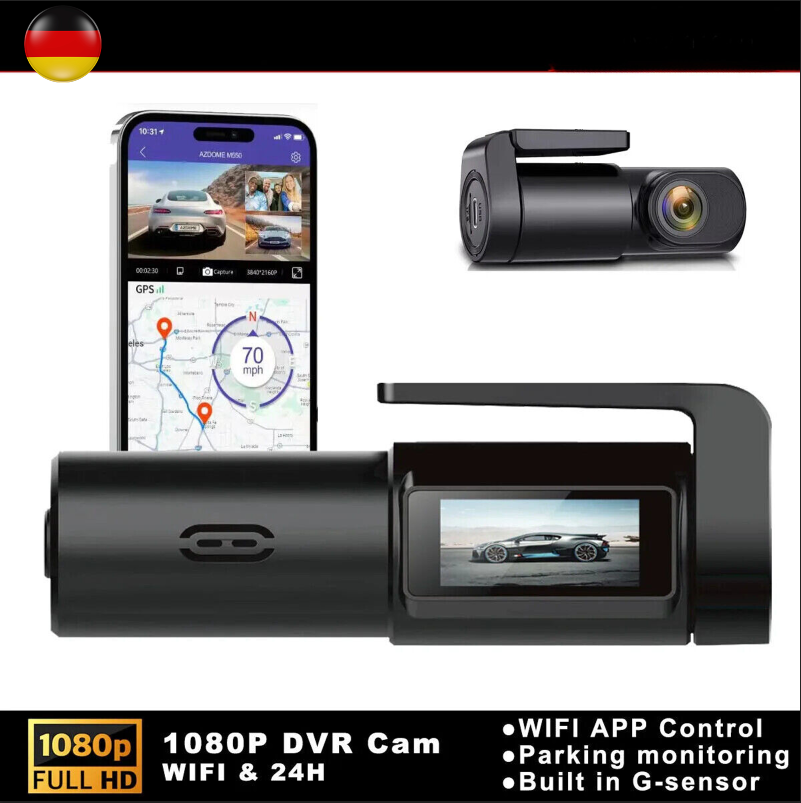Dash Cam Pro Car Camera Recorder Dual Front and Rear HD 1080P Night ...
