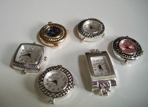 WOMEN'S FASHION SET OF 6 ASSORTED WATCH FACES FOR BEADING OR OTHER USE | eBay