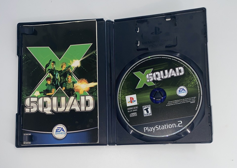 X Squad Sony PlayStation 2 PS2 Video Game EA Future Military Action ...