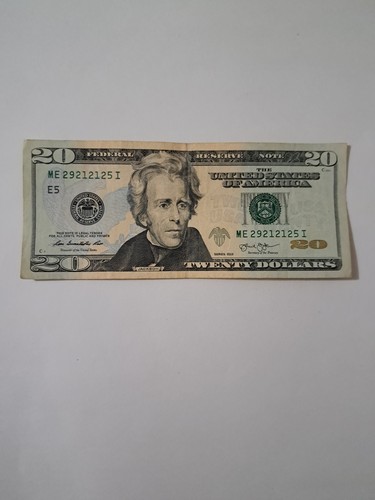2013 US $20 bill unique serial number Circulated | eBay