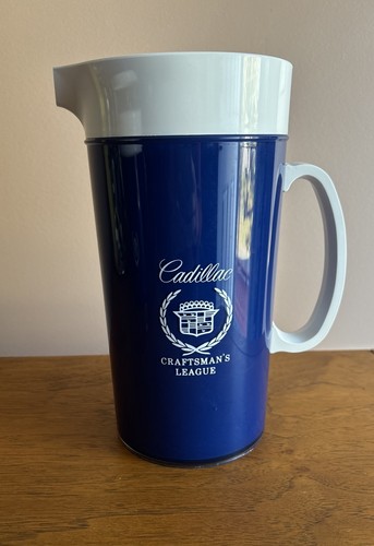Vintage CADILLAC CRAFTSMAN LEAGUE Pitcher with Lid Thermo Serv USA Made ...