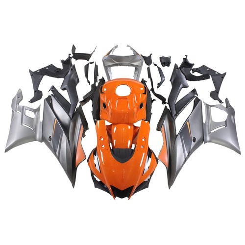 For Yamaha Bodywork Orange Grey Plastics Fairings Kits YZF R25 R3 2019 ...